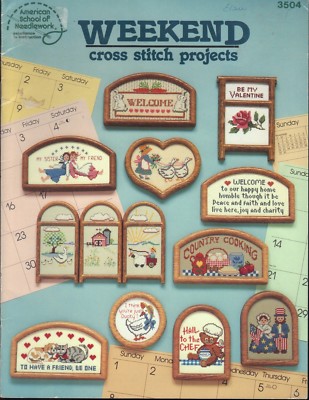 Weekend Cross Stitch Projects 14 Counted Cross Stitch Patterns Projects ...