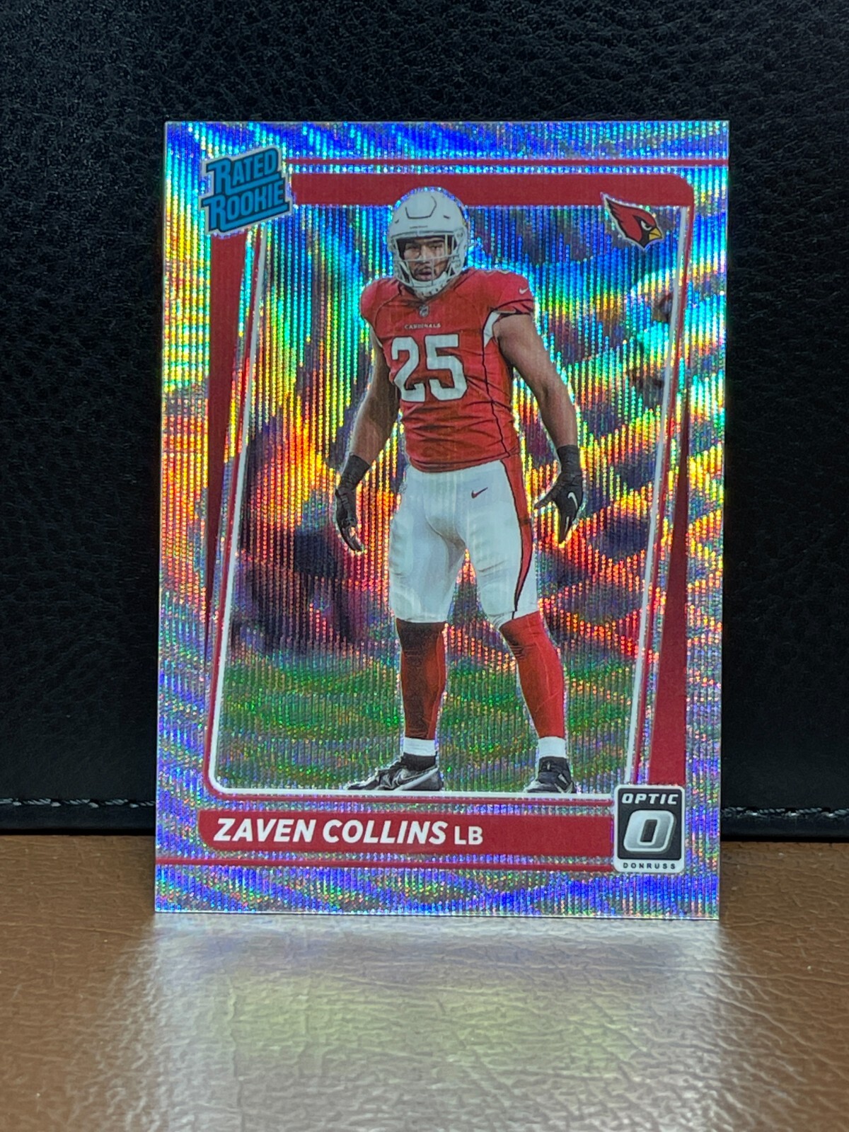 2021 Optic Premium ZAVEN COLLINS Cardinals Rated Rookie SILVER WAVE ...