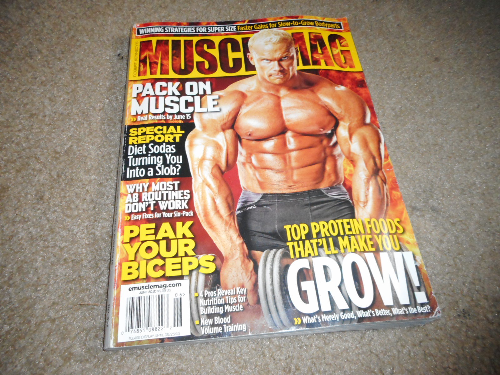 JUNE 2010 vintage bodybuilding magazine MUSCLEMAG INTERNATIONAL | eBay