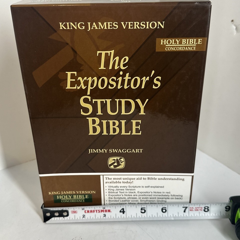 The Expositor's Study Bible KJVersion/Concordance by Jimmy Swaggart NEW ...