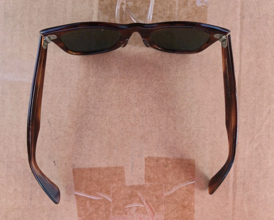 VINTAGE B&L RAY-BAN USA THICK WAYFARERS 5022 SUNGLASSES | eBay