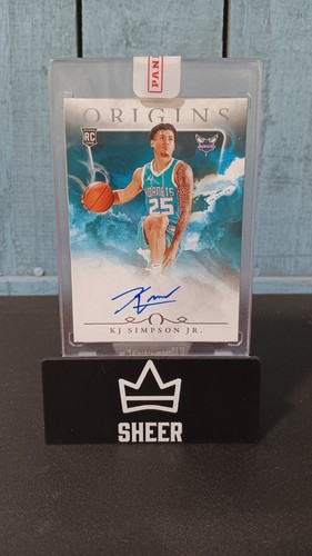 KJ Simpson Jr Origins Rookie On-card Auto Charlotte Hornets | eBay