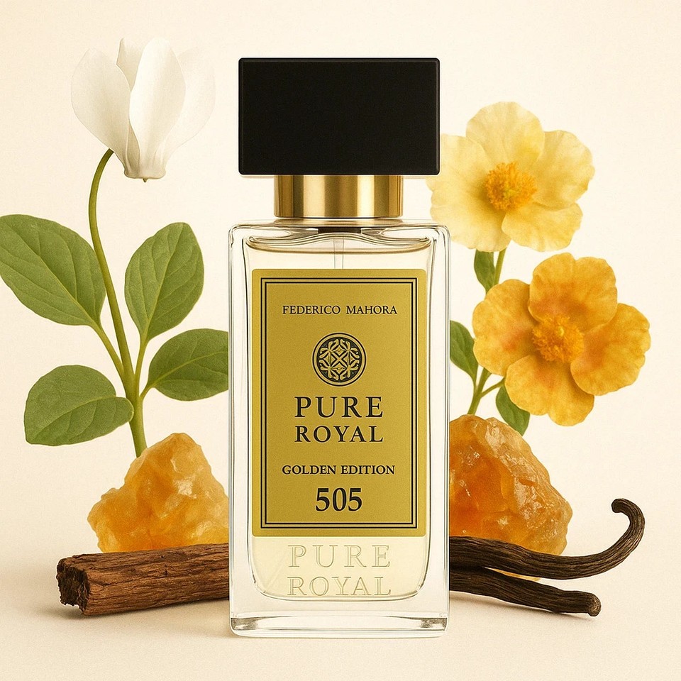 NEW FM 505 Pure Royal Golden Edition Perfume Unisex 50ML | eBay UK