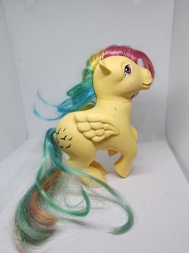 Vintage 1983 My Little Pony G1 SKYDANCER Rainbow Pegasus MLP RARE GLITTER HASBRO | eBay