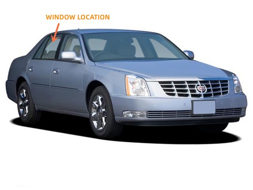 Passenger/Right Rear Door Window Glass Laminated For 06-10 Cadillac DTS ...