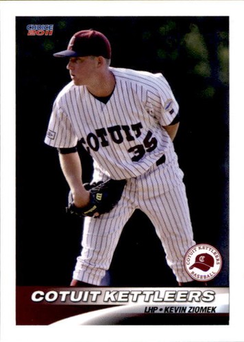 2011 Cotuit Kettleers Choice 30 Kevin Ziomek Amherst Massachusetts ...