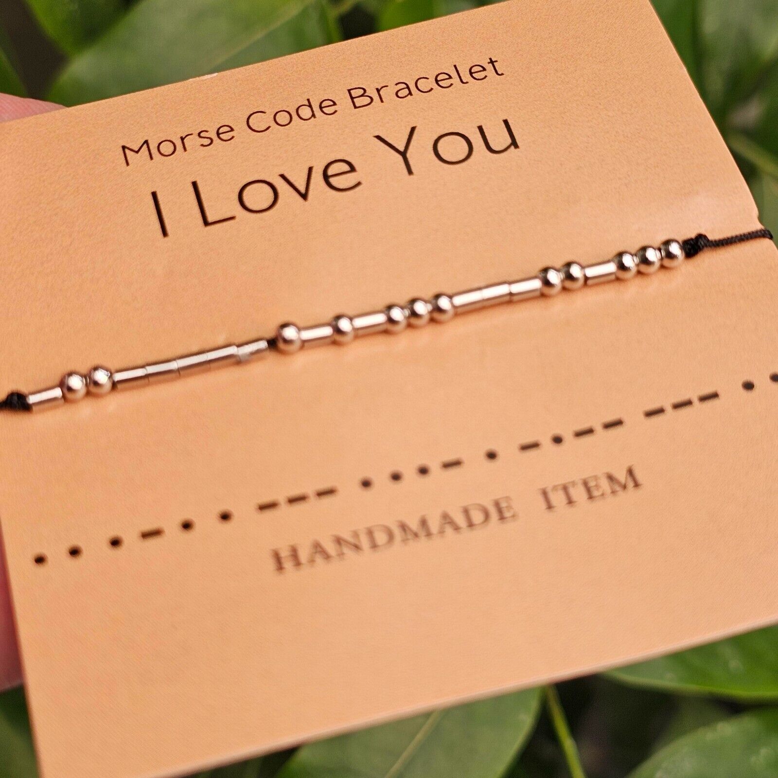 I Love You Bracelet Morse Code Secret Hidden Message Friendship ...