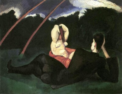 Idyll – Robert Bereny 1911 Hungarian Avant-Garde Modernist Art Print | eBay