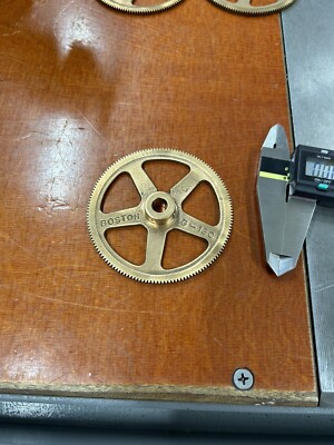 QTY 1 BOSTON GEAR G150 BRONZE SPUR TOWER CLOCK ETC 48 PITCH 144 TEETH 5 ...