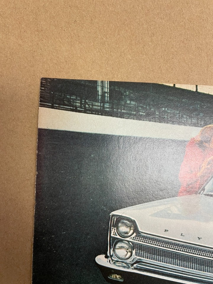1965 Print Ad: Chrysler Plymouth Fury - Pace Car - 13 x 10 READ | eBay
