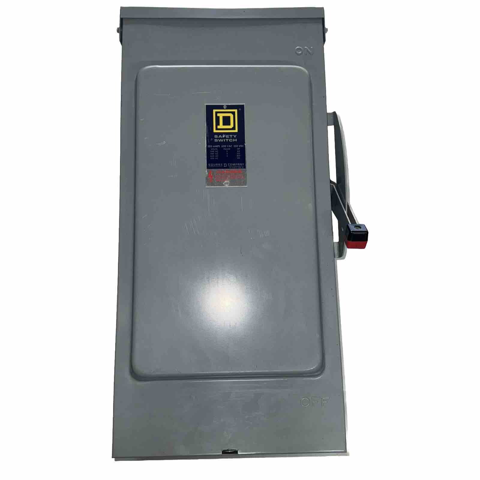 New Square D HU364RB Heavy Duty Non-Fusible Safety Switch 200A 600V 3Ph ...