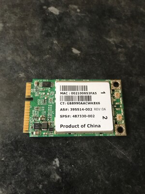 WIFI CARD 395514-002 Wireless Card for HP COMPAQ 6735b and 6730b ...