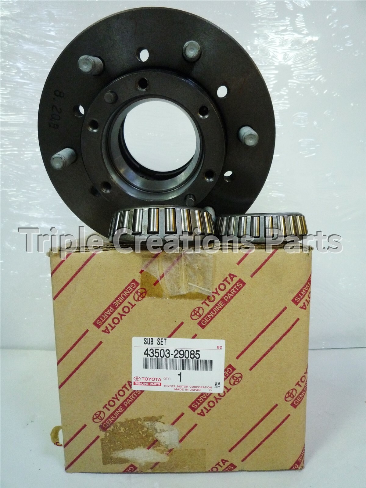 4350329085 GENUINE OEM TOYOTA HUB SUB-ASSY, FRONT AXLE, RH or LH 43503 ...