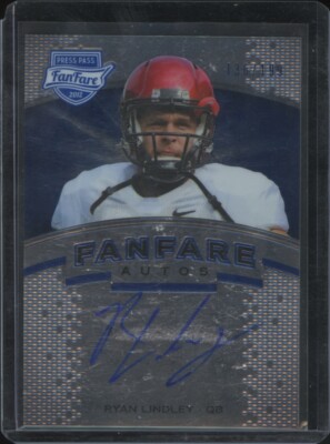 2012 Press Pass Fanfare #FF-RL Ryan Lindley #136/199 Blue | eBay