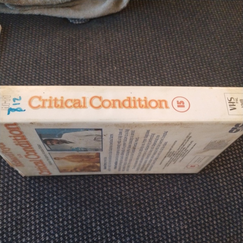 Critical Condition Small Box VHS Tape | eBay UK