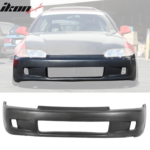 Fits 92-95 Honda Civic EG WC Style Front Bumper Cover Conversion ...