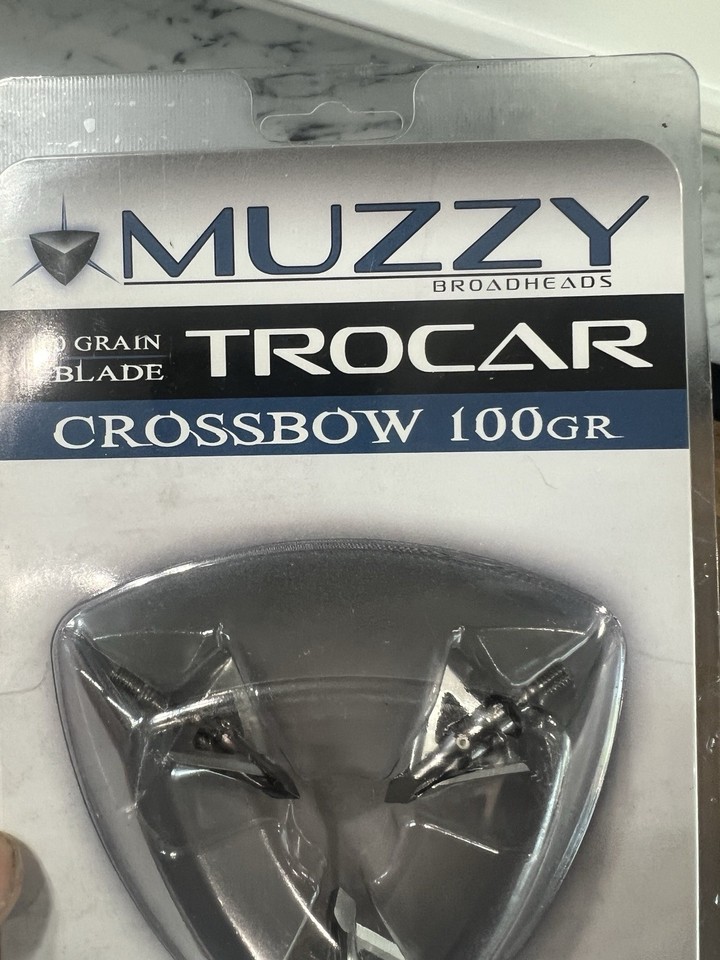 (2) Packs Of muzzy Crossbow Trocar 292 broadheads 100 grain | eBay