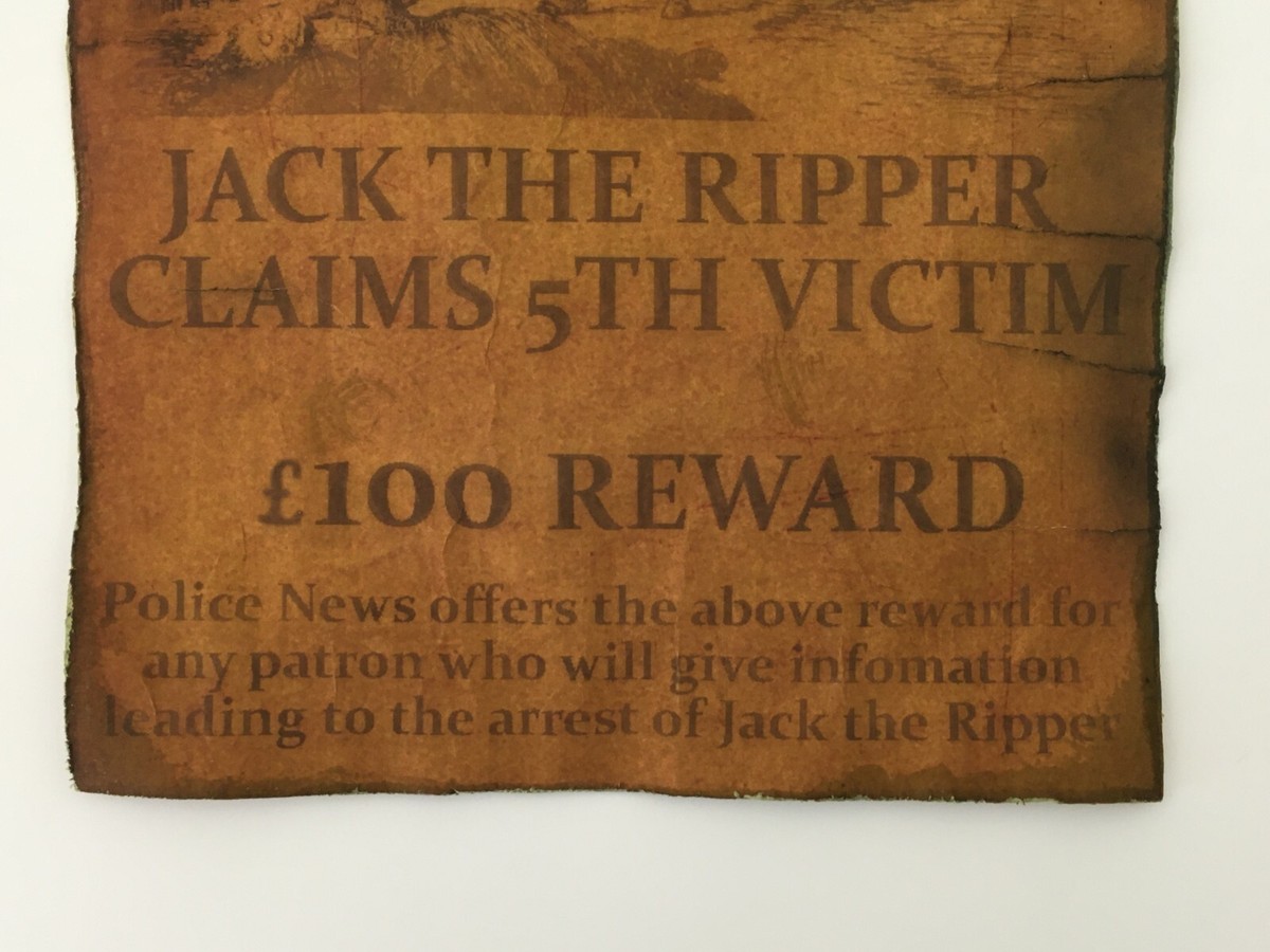 Jack The Ripper Wanted Poster