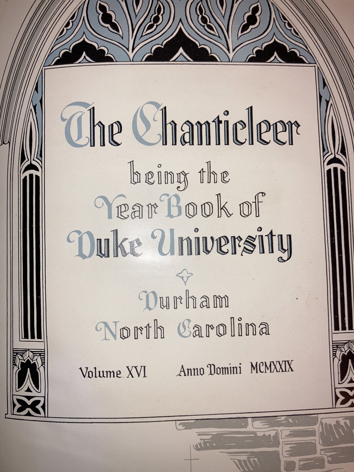 Yearbook Duke University 1929 The Chanticleer Trinity College Durham NC ...