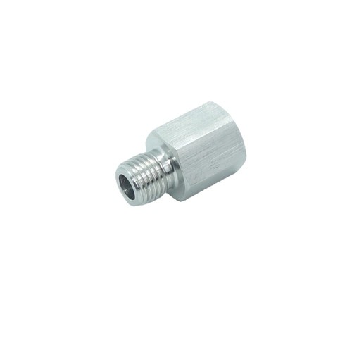 SS304 1/4" NPT Female Pipe X M12X1.25 Male Metric Gauge Sensor Adapter ...