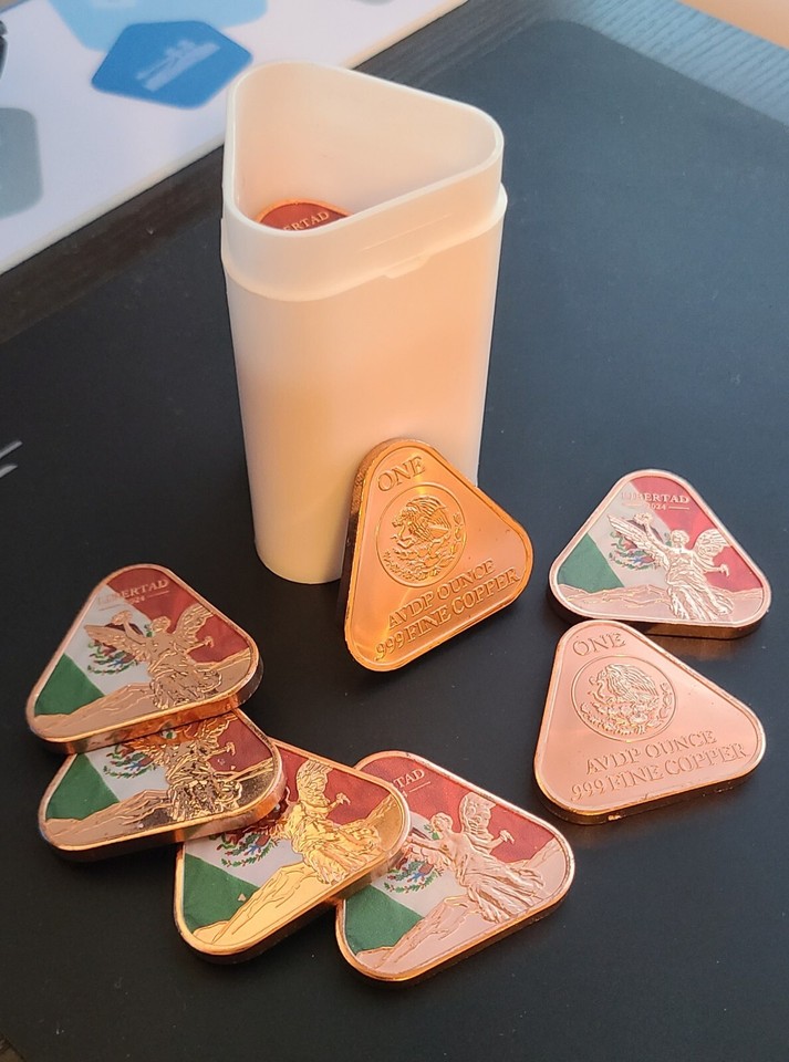 20x - 1oz Copper Triangle Mexico Libertad Coin 2024 | eBay