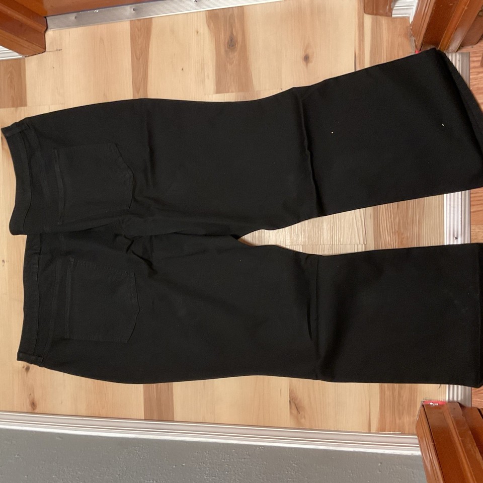New! Women's Terra & Sky Black High Rise Bootcut Jeans. Size 34W Plus ...