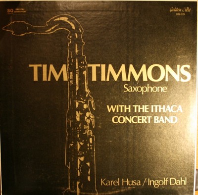 Karel Husa, Ingolf Dahl, Tim Timmons With Ithaca College Concert Band ...