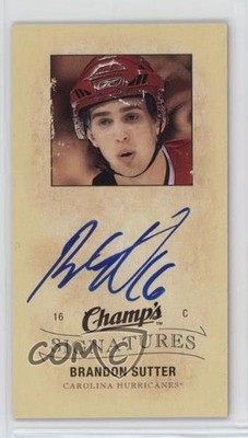 2009-10 Upper Deck Champ's Mini Signatures Brandon Sutter #CS-BS Auto ...