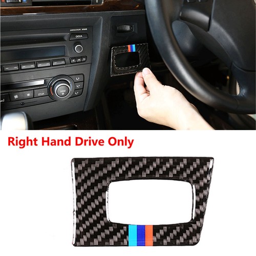 RHD Carbon Fiber Interior Key Hole Frame Trim Cover For BMW 3 Series ...