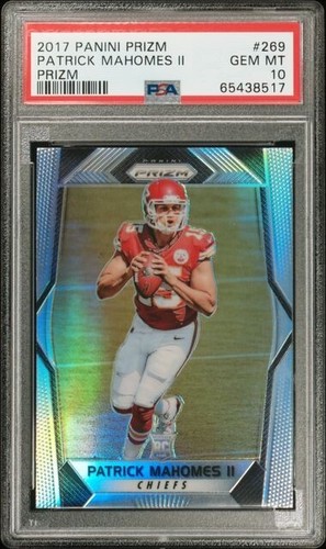 HIGH END NFL HOT PACK. GRADED CARD + 5 ROOKIES. PATRICK MAHOMES SILVER ...