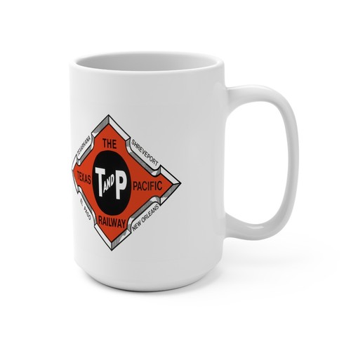 The Texas and Pacific Railway Company Coffee Cup Railroad Mug 15oz | eBay