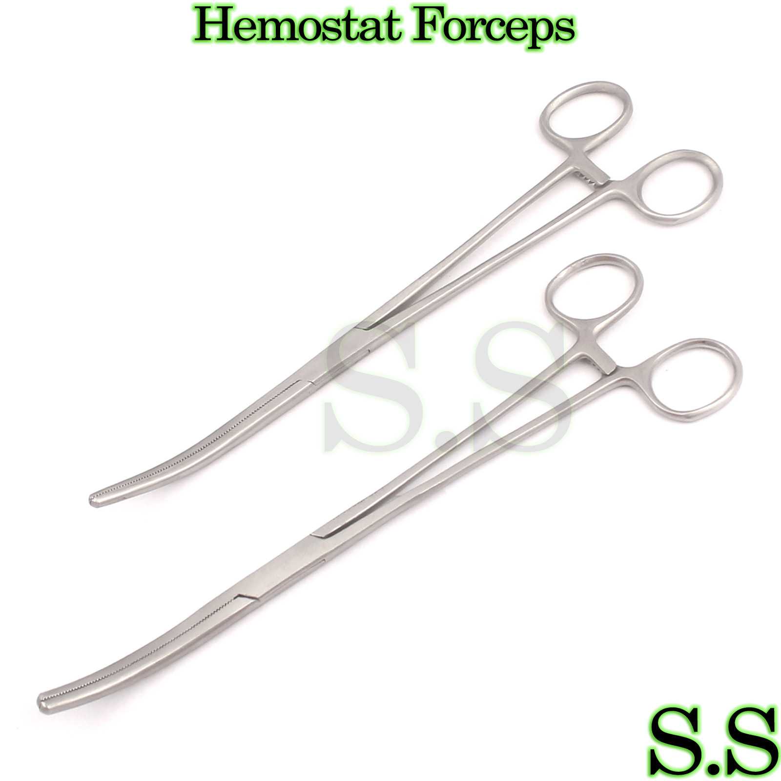 HEMOSTATS/ 2 PC. SET/ 10" / CURVED TIP/ NEW/ S.S | eBay