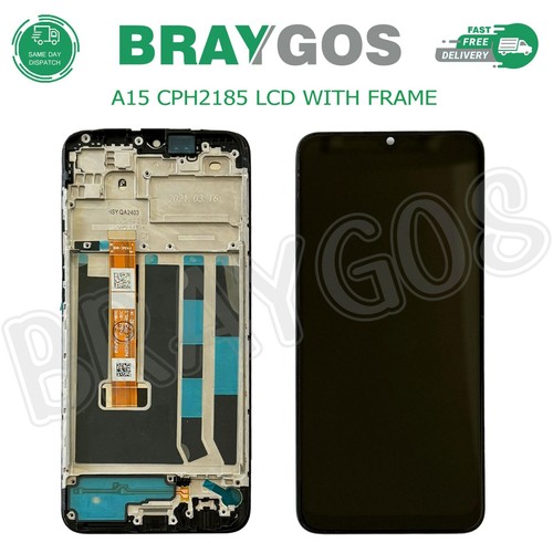 For OPPO A15 CPH2185 Touch Screen Digitizer LCD Display Assembly With ...