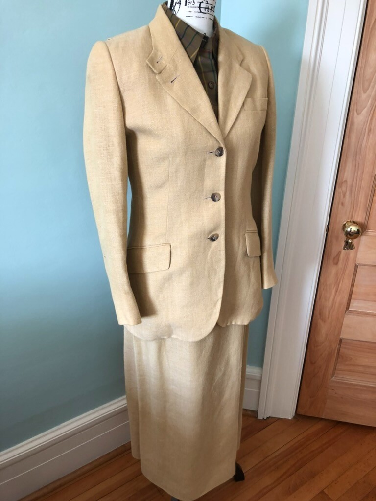 J Peterman Women's Linen Jacket and Skirt, small size | eBay