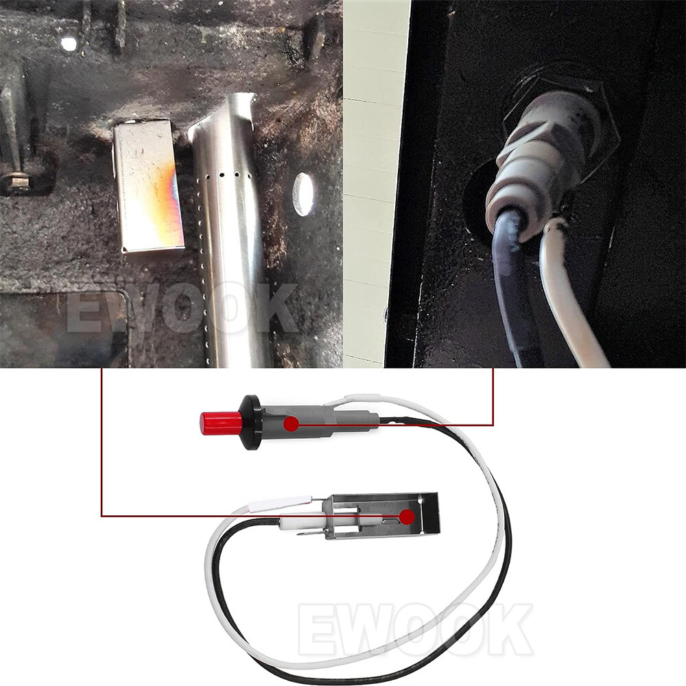 30cm Igniter Assembly Replacement Kit for Weber Q100 Q120 Q200 Q220 ...