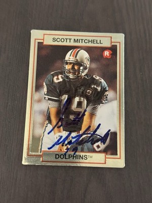 1990 Action Packed Rookie Update SCOTT MITCHELL RC Auto Autographed ...