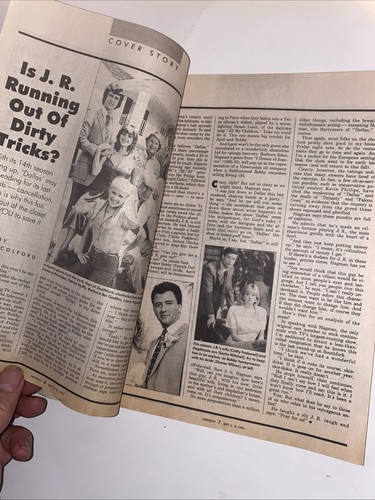 TV Plus Newsday Guide September 1990 Dallas' J.R. Ewing CBS 14th Season ...