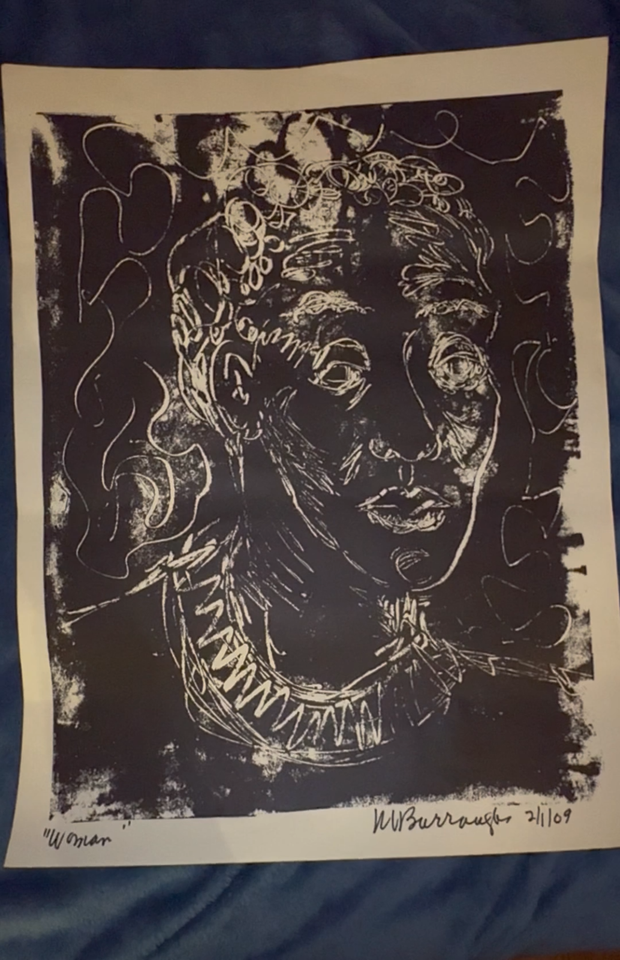 Signed & Dated Lithograph Print ~ WOMAN ~ Margaret Taylor Goss ...