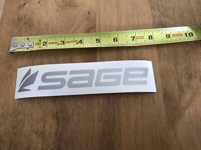 Sage Fly Fishing Sticker/Decal Fishing Rods Outdoor Approx 7.5” New ...