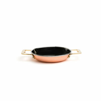 Comas mini paella pan Gourmet Dual, pan, stainless steel, copper, 12 cm ...