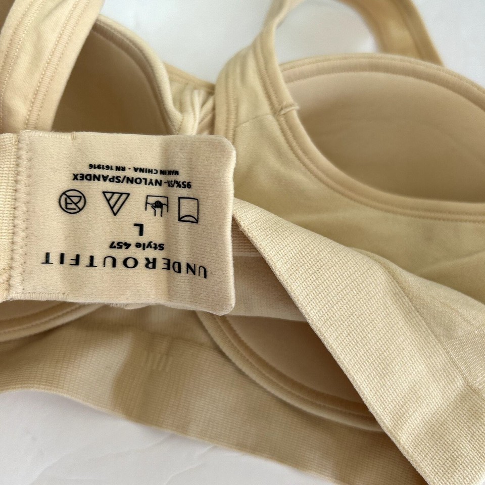 Underoutfit Comfort Shaping Bra Size L NWT Sand Style 457 Stretch ...