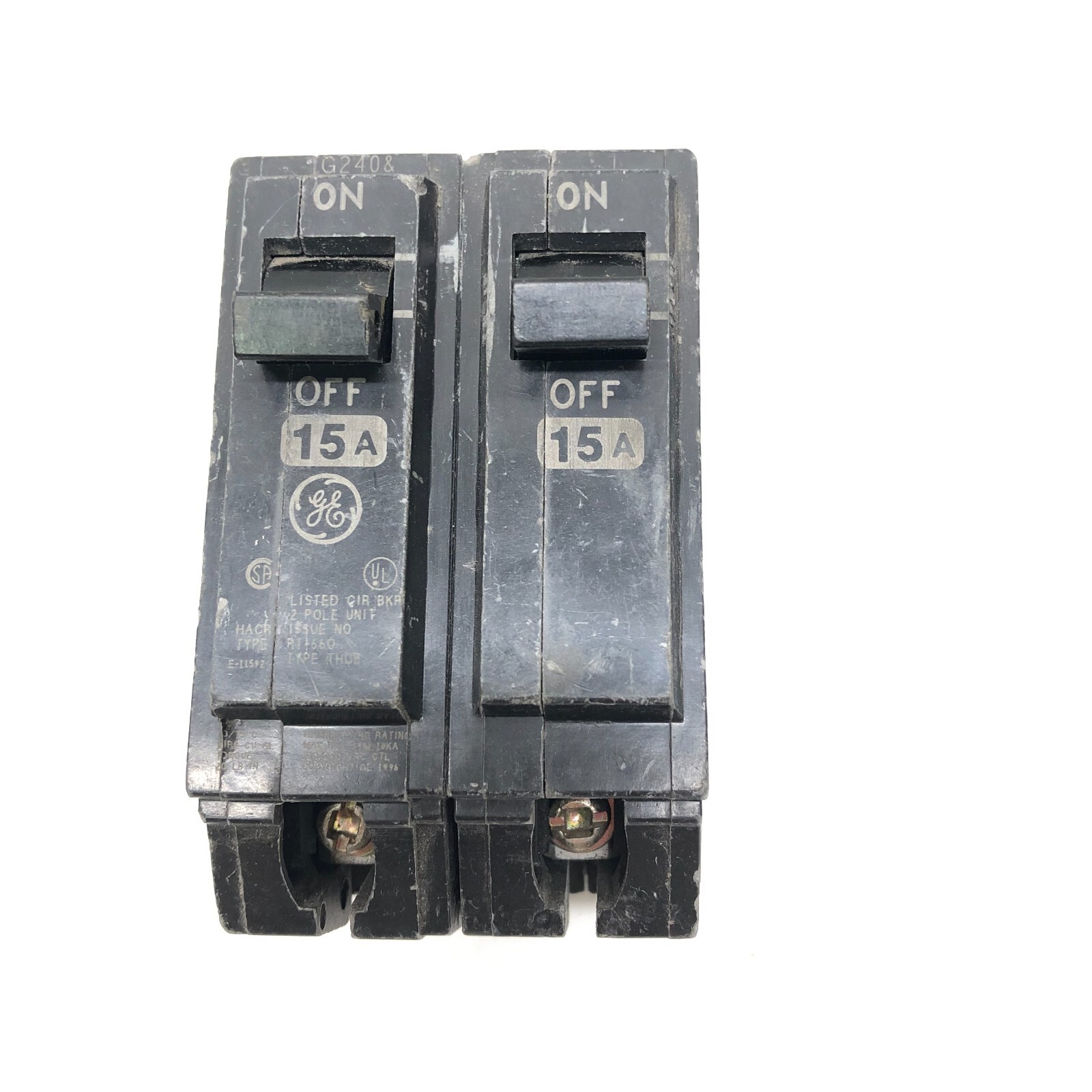 General Electric GE 50 AMP 2 Pole THQB2150 Bolt-On Circuit Breaker 120 ...