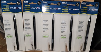 Lot Of 5) MMF Secure-a-Pen (28704) Counter Pen Refills, Medium Point ...