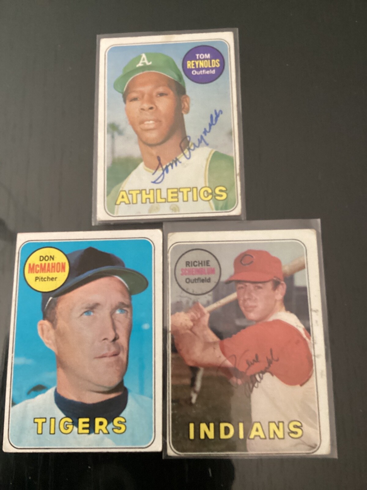 Lot of 3 Signed Vintage 1969 MLB Baseball Cards - Autographed! | eBay