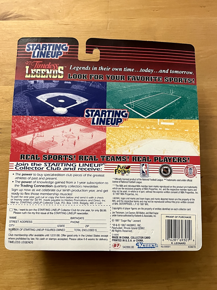 1995-1997 Starting Lineup Timeless Legends Action Figures NIP - You ...