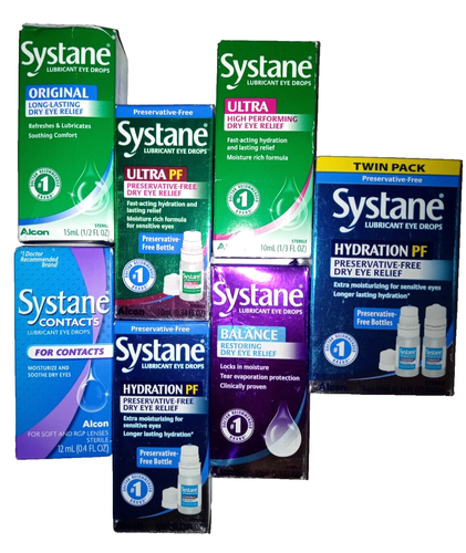 7 Box Mix Lot Systane Dry Eye Relief Drops ...Expires: 2025 | eBay