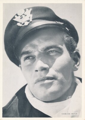 CHARLTON HESTON Handsome Original Vintage 1940s Studio Portrait Photo ...