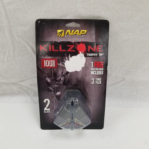 NAP Killzone Trophy Tip Broadhead 100 Grain 3-pack for sale online | eBay