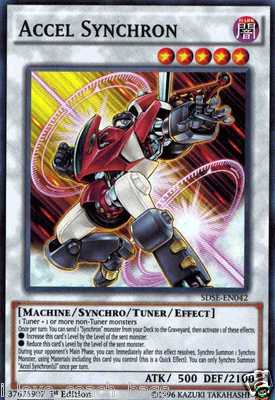 Accel Synchron SUPER HOLO Holo* 1st SDSE-EN042 X 3 Mint yugioh Cards | eBay