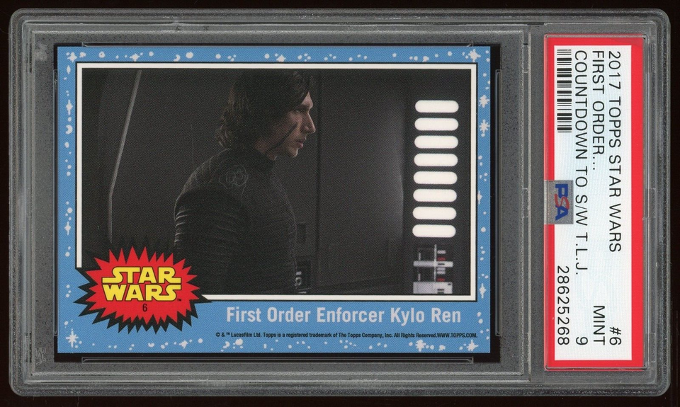2017 Topps Countdown to Star Wars The Last Jedi #06 First Order ...